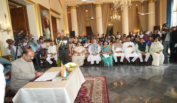 CV Ananda Bose sworn-in as Governor of West Bengal - Tripura Chronicle