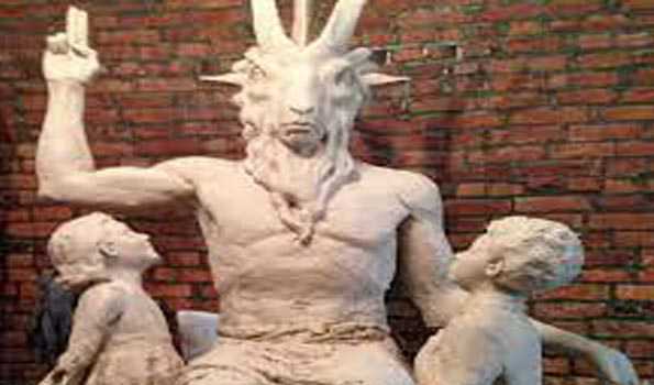 Satanic Temple says Baphomet display in Iowa capitol building destroyed ...