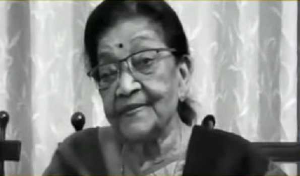 Rabindra Sangeet exponent Sumitra Sen dies - Tripura Chronicle